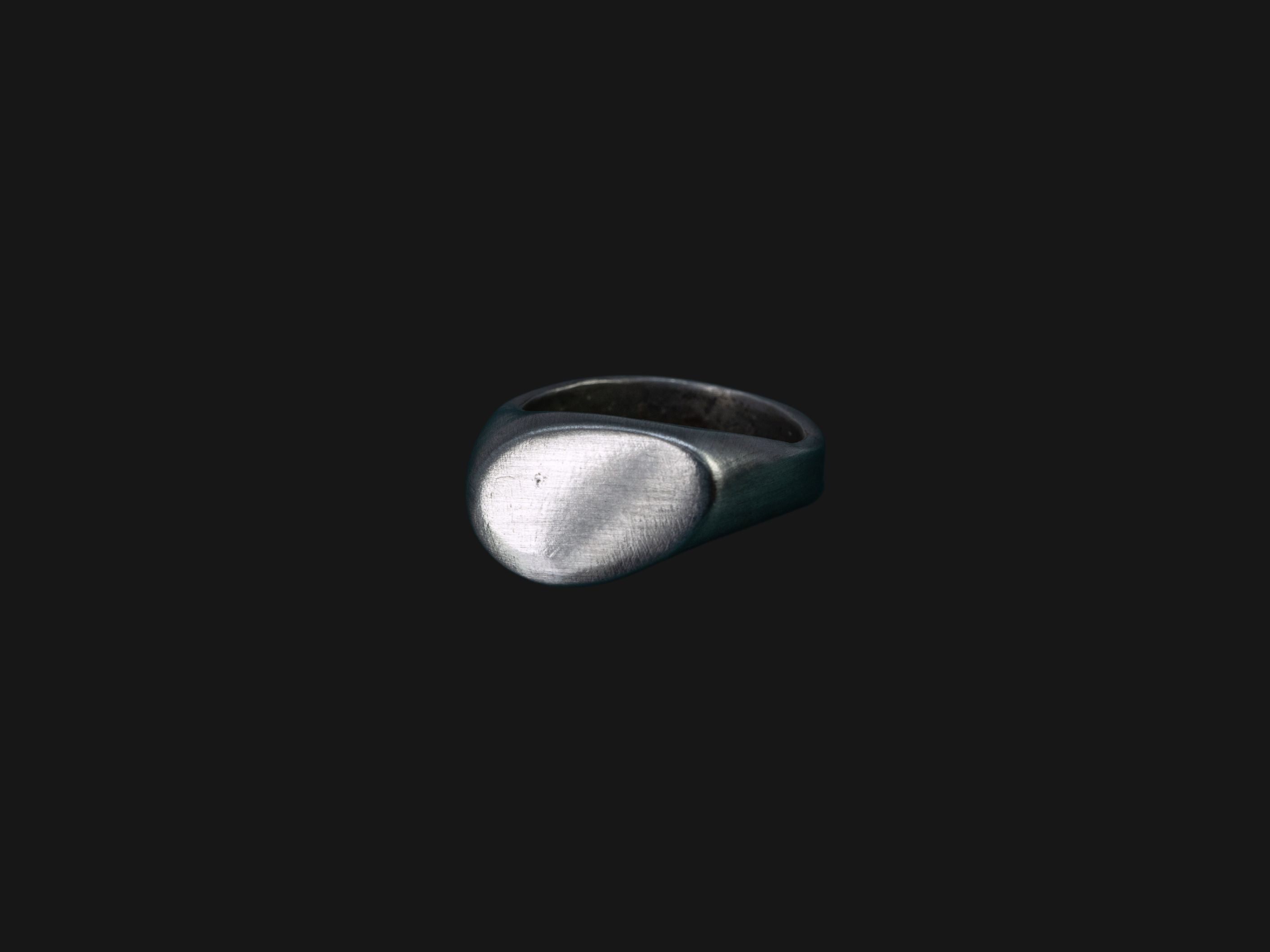 Egg Signet – Leather Stone Metal
